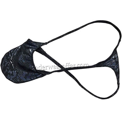 Men's Gloss Wet Look String Thong Underwear Male Pouch Swim Bikini ...